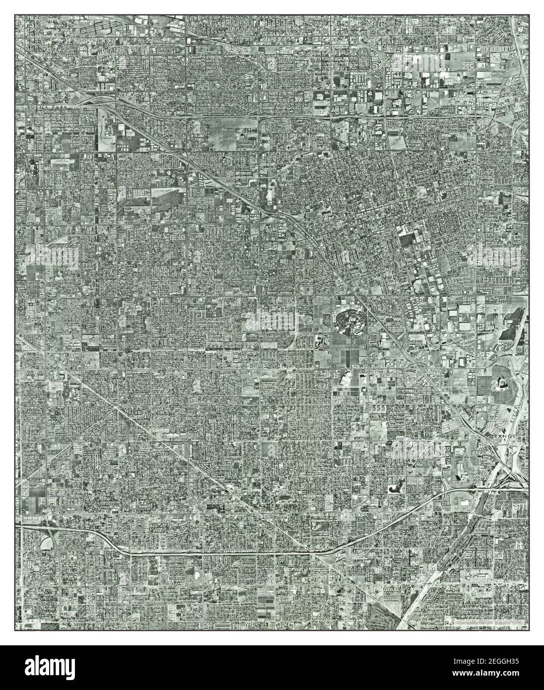 Anaheim, California, map 1974, 1:24000, United States of America by ...