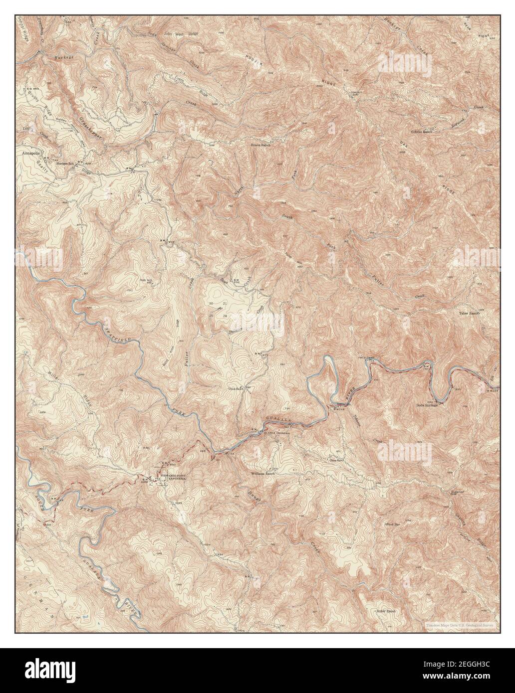 Annapolis, California, map 1943, 1:24000, United States of America by ...