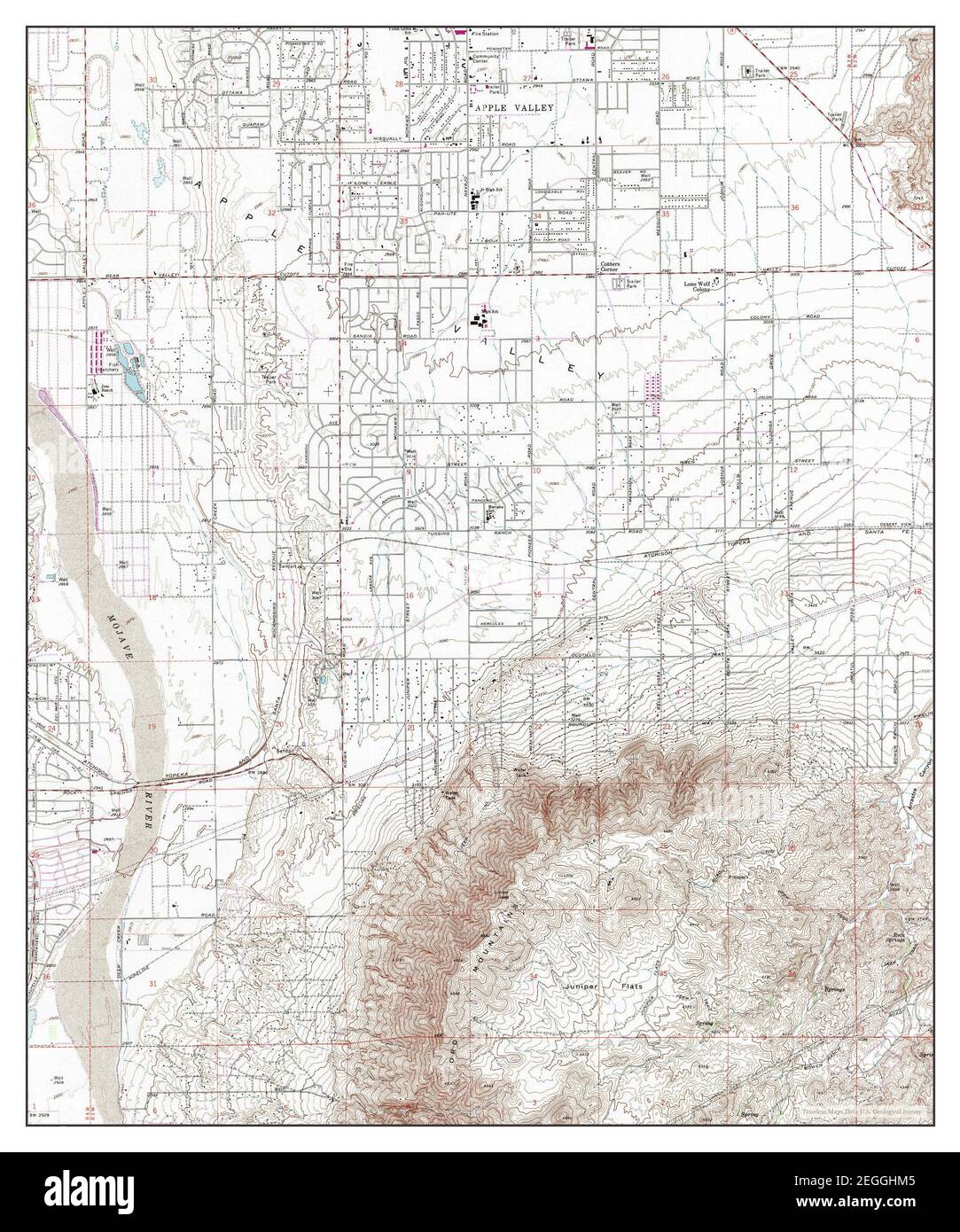 Map of apple valley hi-res stock photography and images - Alamy