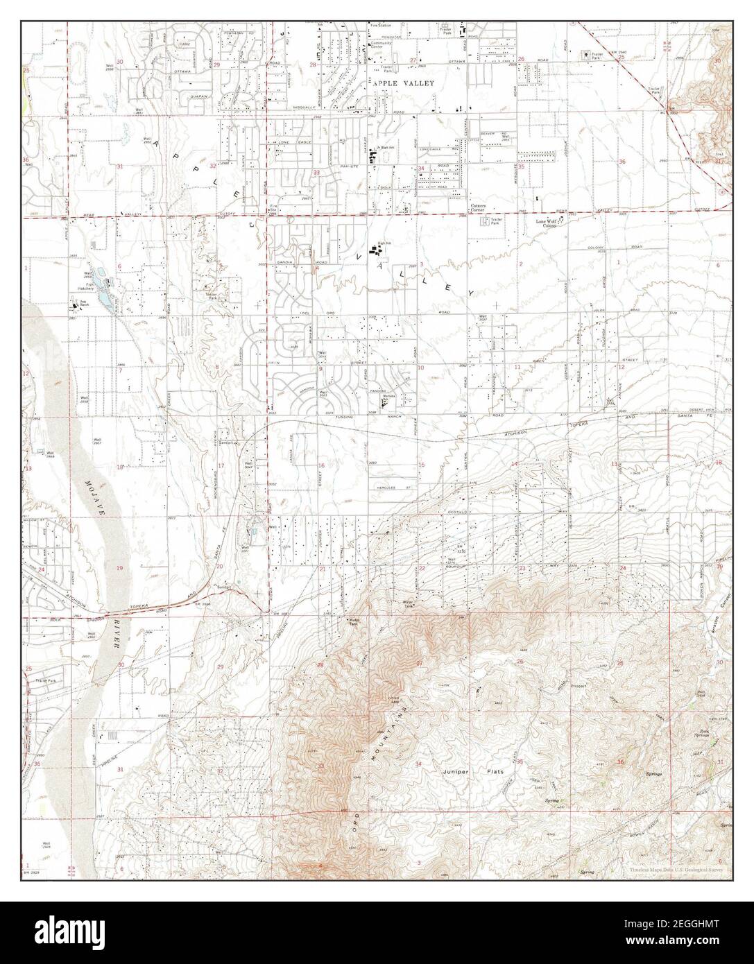 Map Of Apple Valley California
