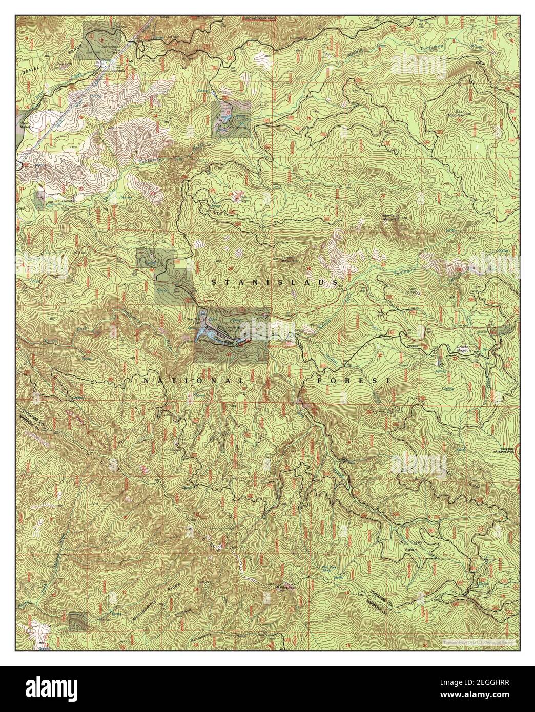 Ascension Mountain, California, map 2001, 1:24000, United States of ...