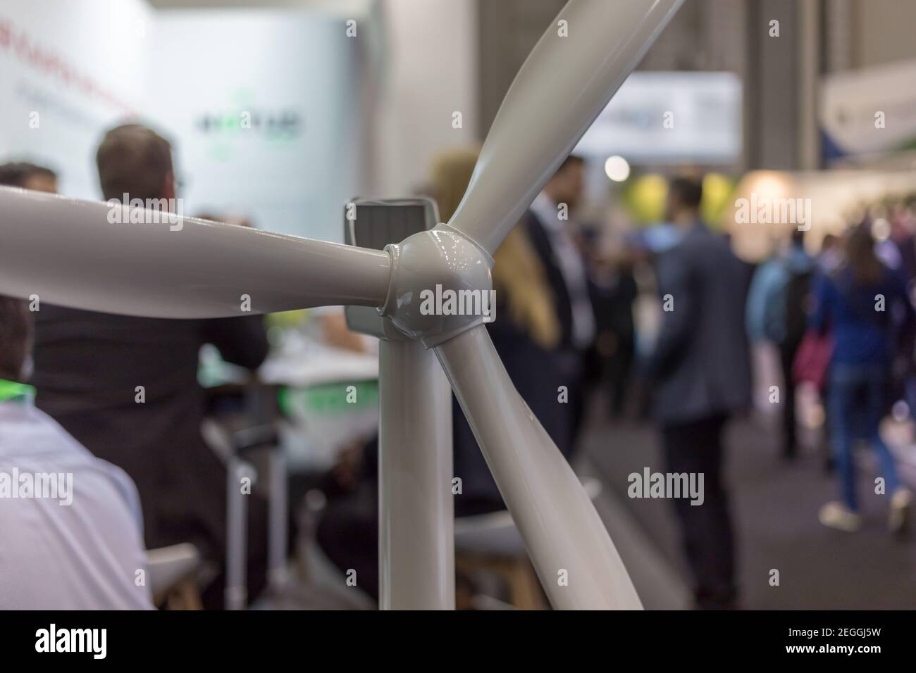 miniature wind turbine on fair Stock Photo - Alamy
