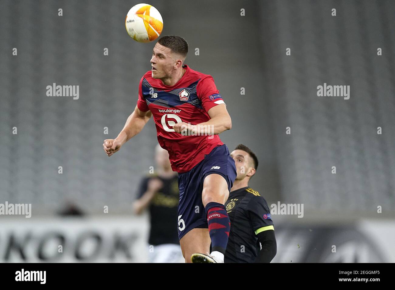 LILLE, FRANCE 18-02-2021, Stade Pierre-Mauroy, UEFA Europa League, OSC ...