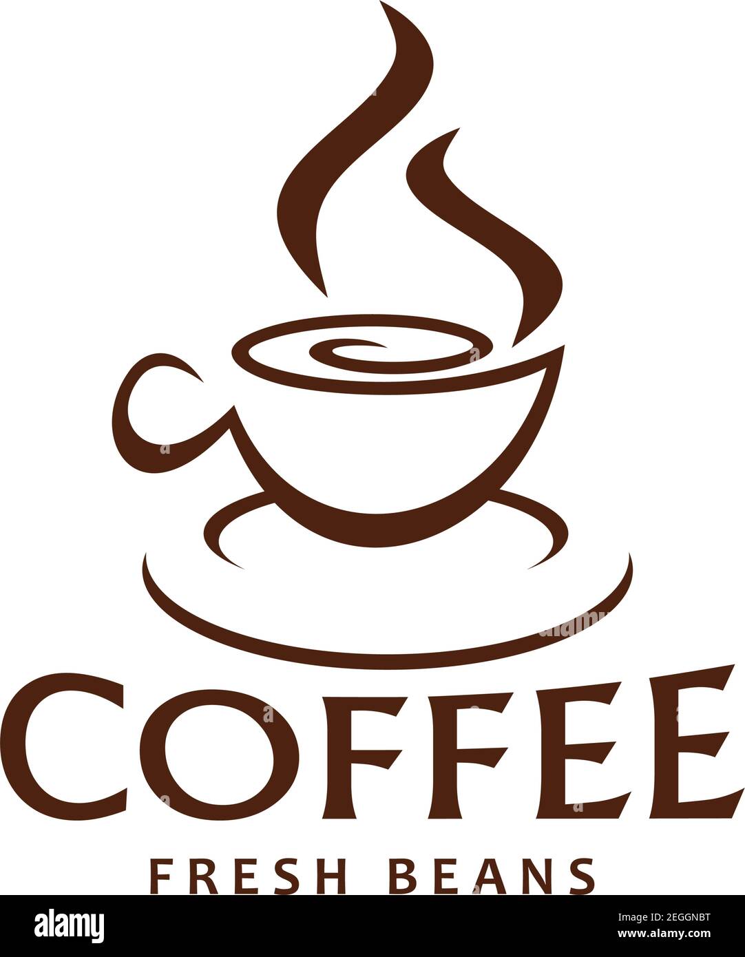 Steaming Coffee Cup Template