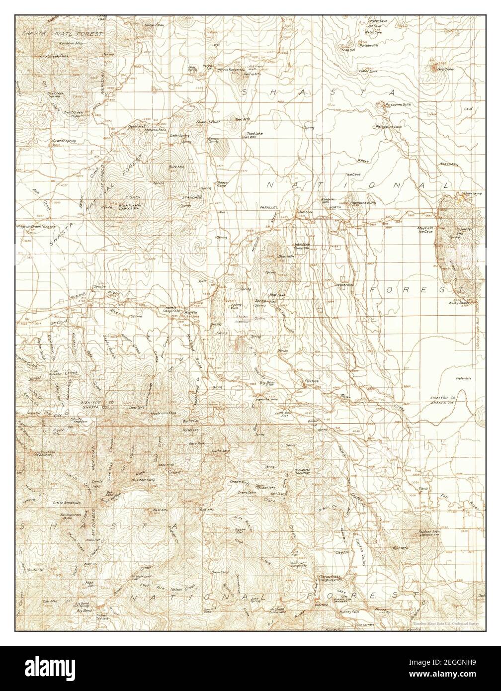 Bartle, California, map 1932, 1:96000, United States of America by ...