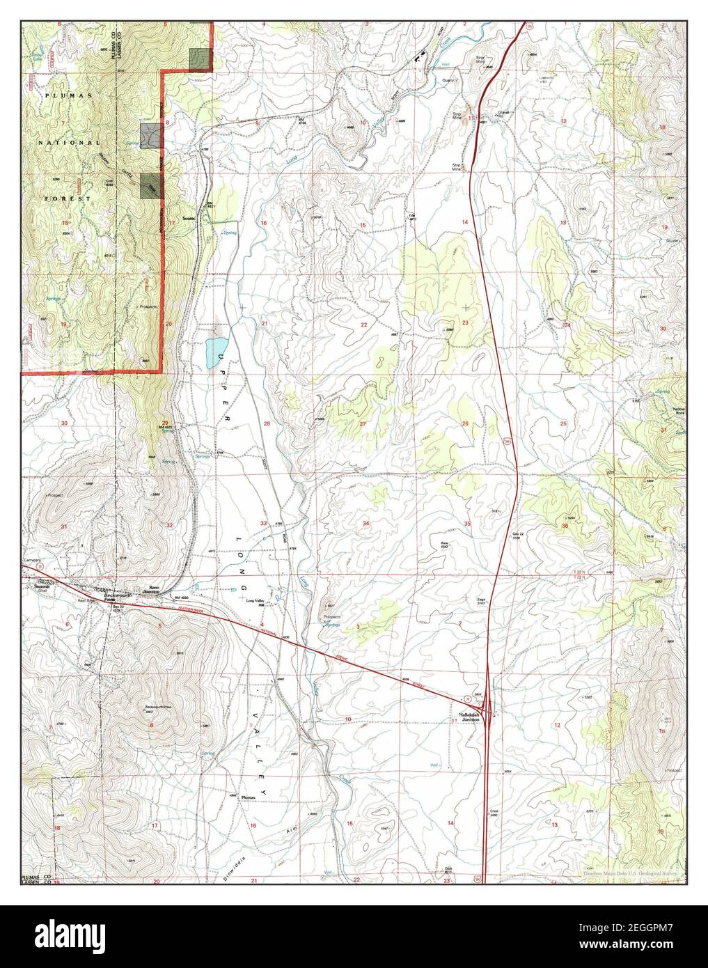 Beckwourth Pass, California, map 1994, 1:24000, United States of ...
