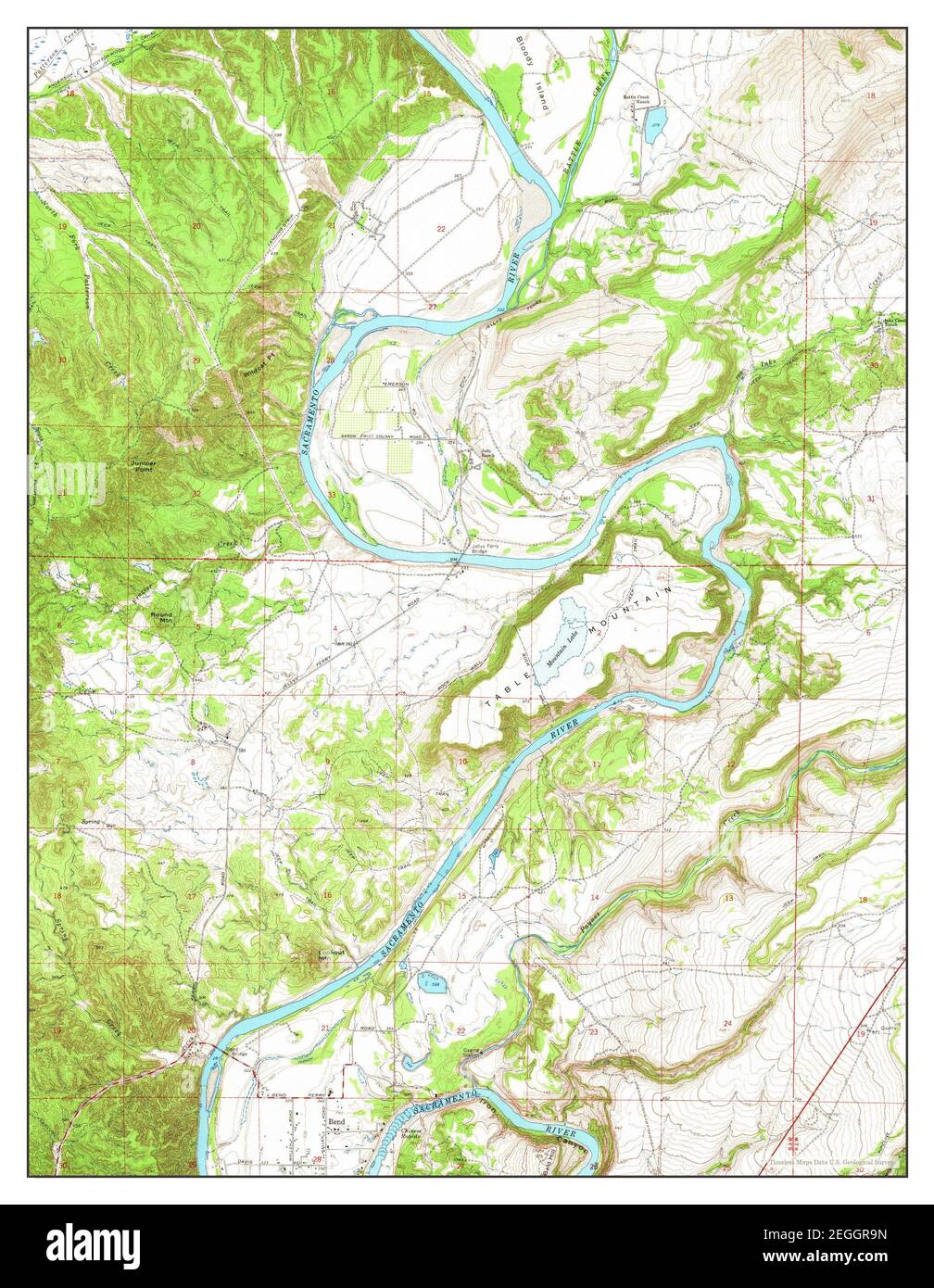 Bend, California, map 1965, 1:24000, United States of America by ...