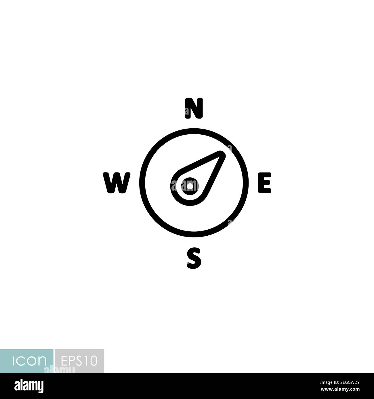 North by northeast Stock Vector Images - Alamy