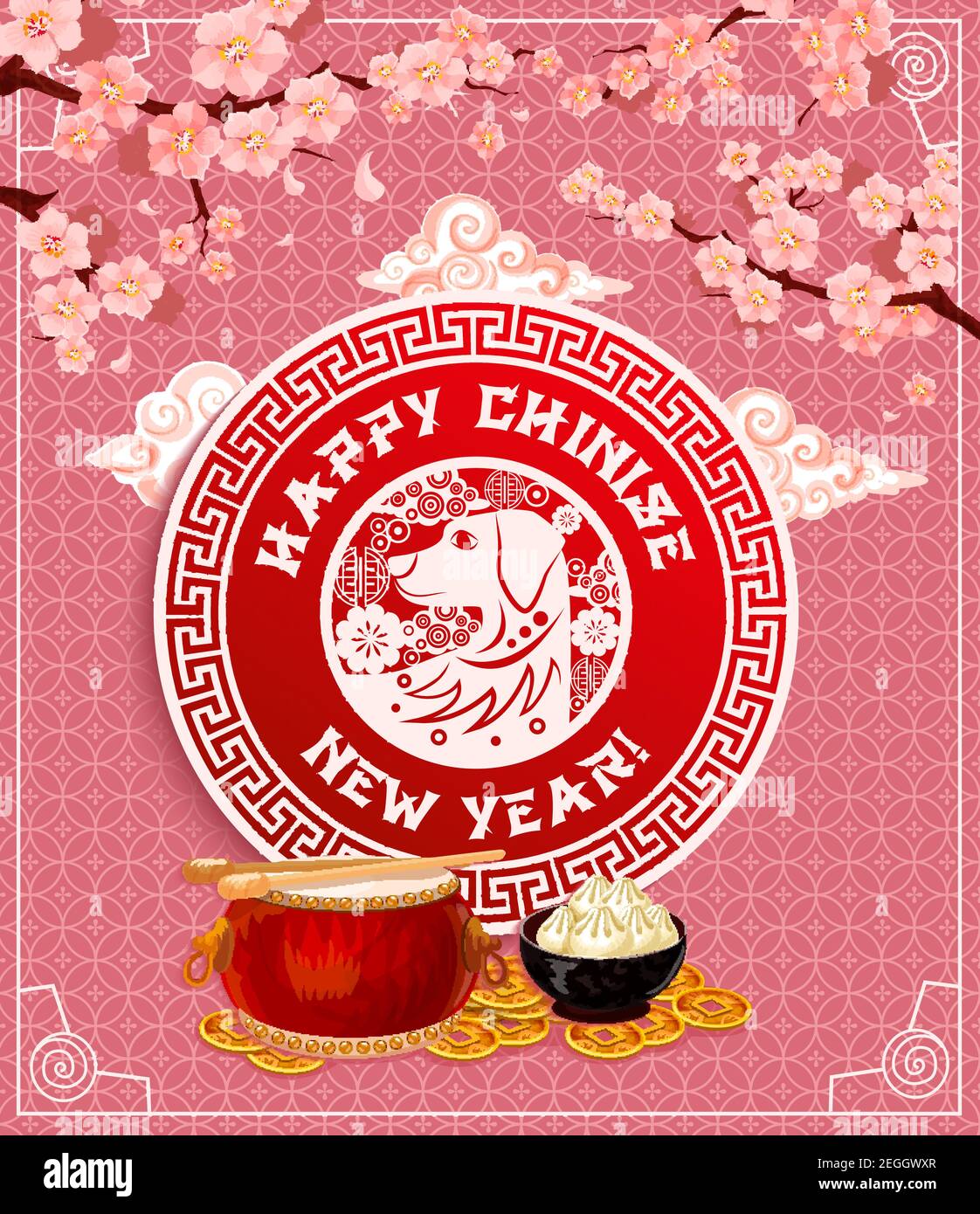 Lunar drum Stock Vector Images - Alamy