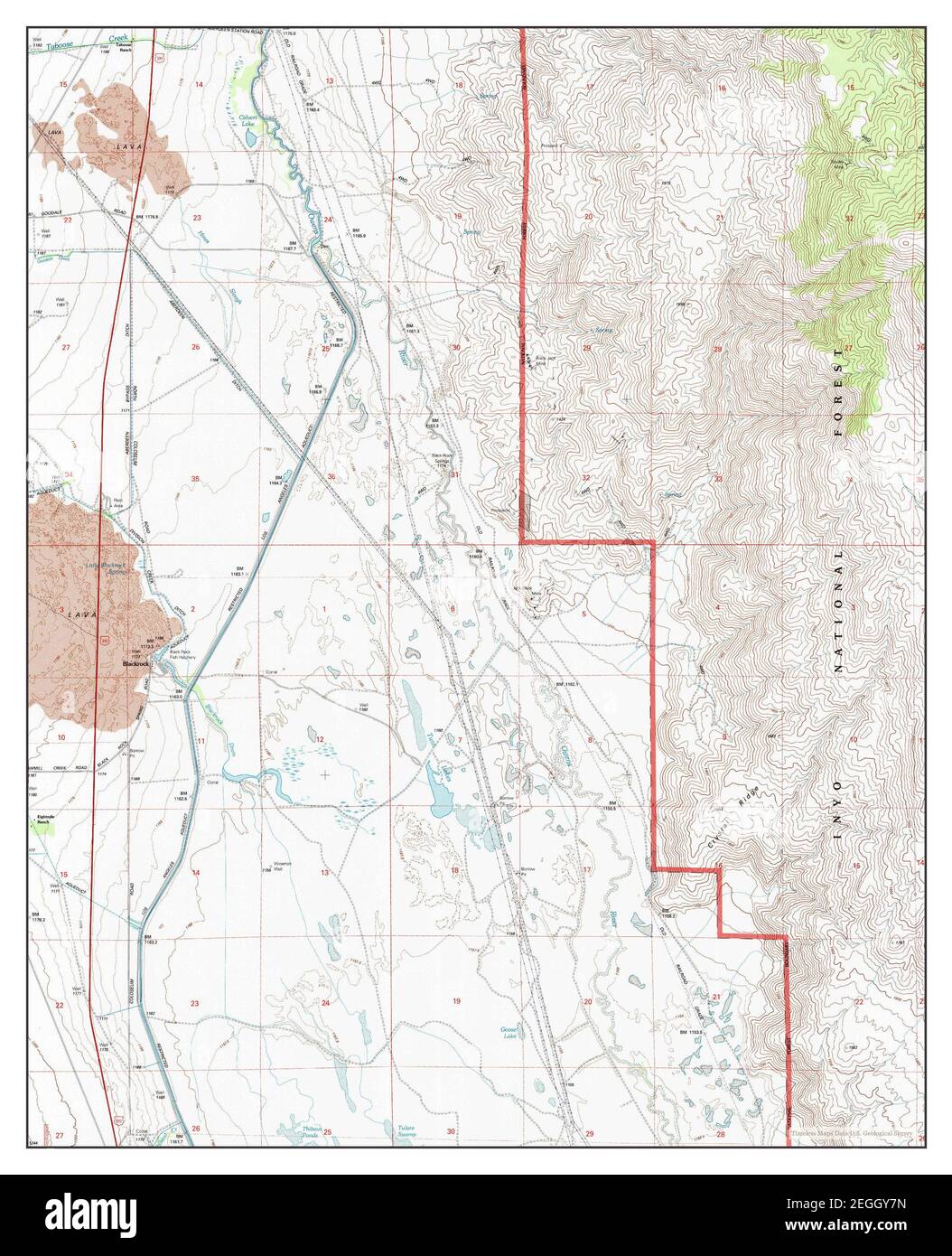 Blackrock, California, map 1994, 1:24000, United States of America by ...