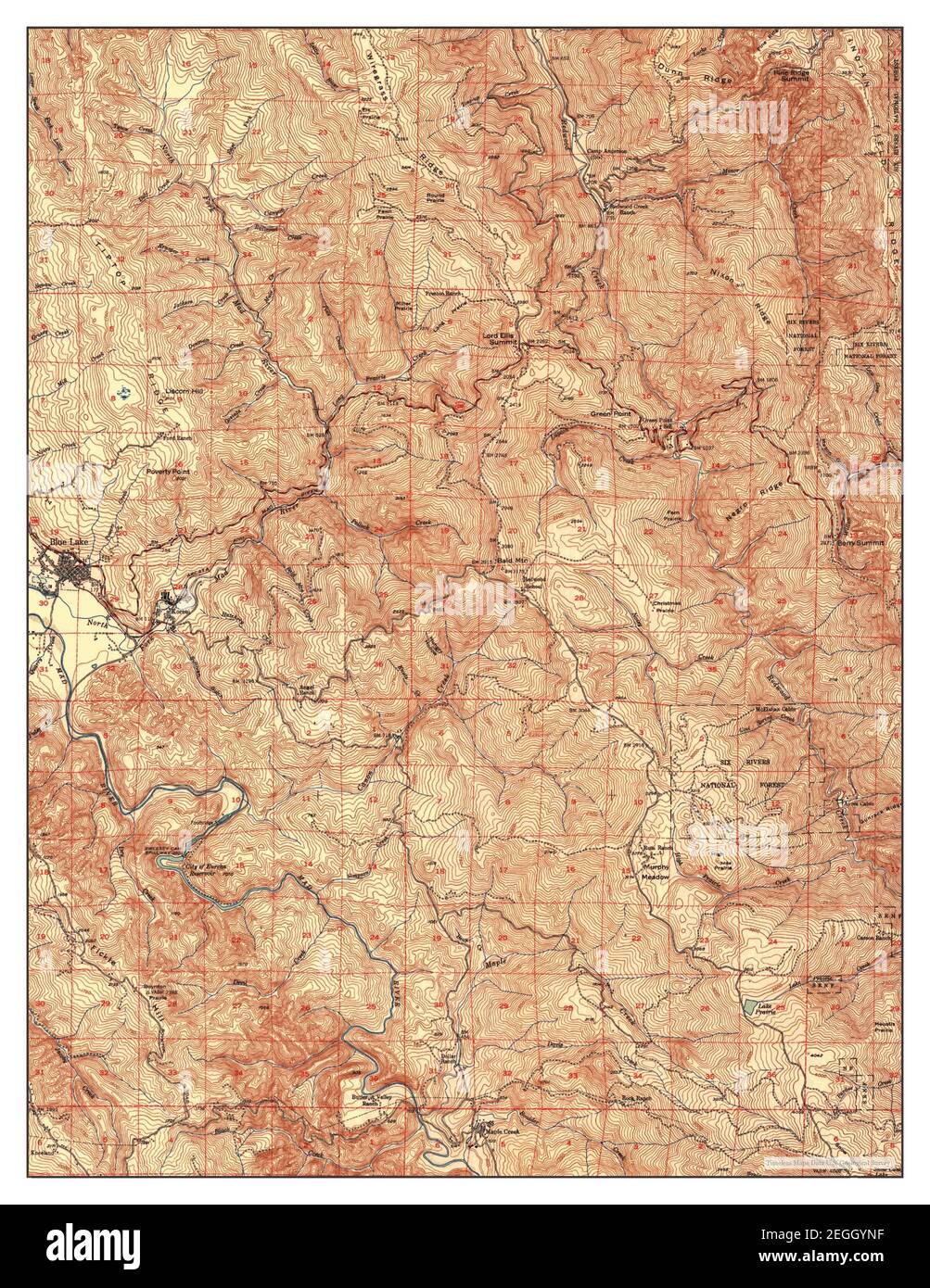 Blue Lake California Map at Imogen Parry-okeden blog