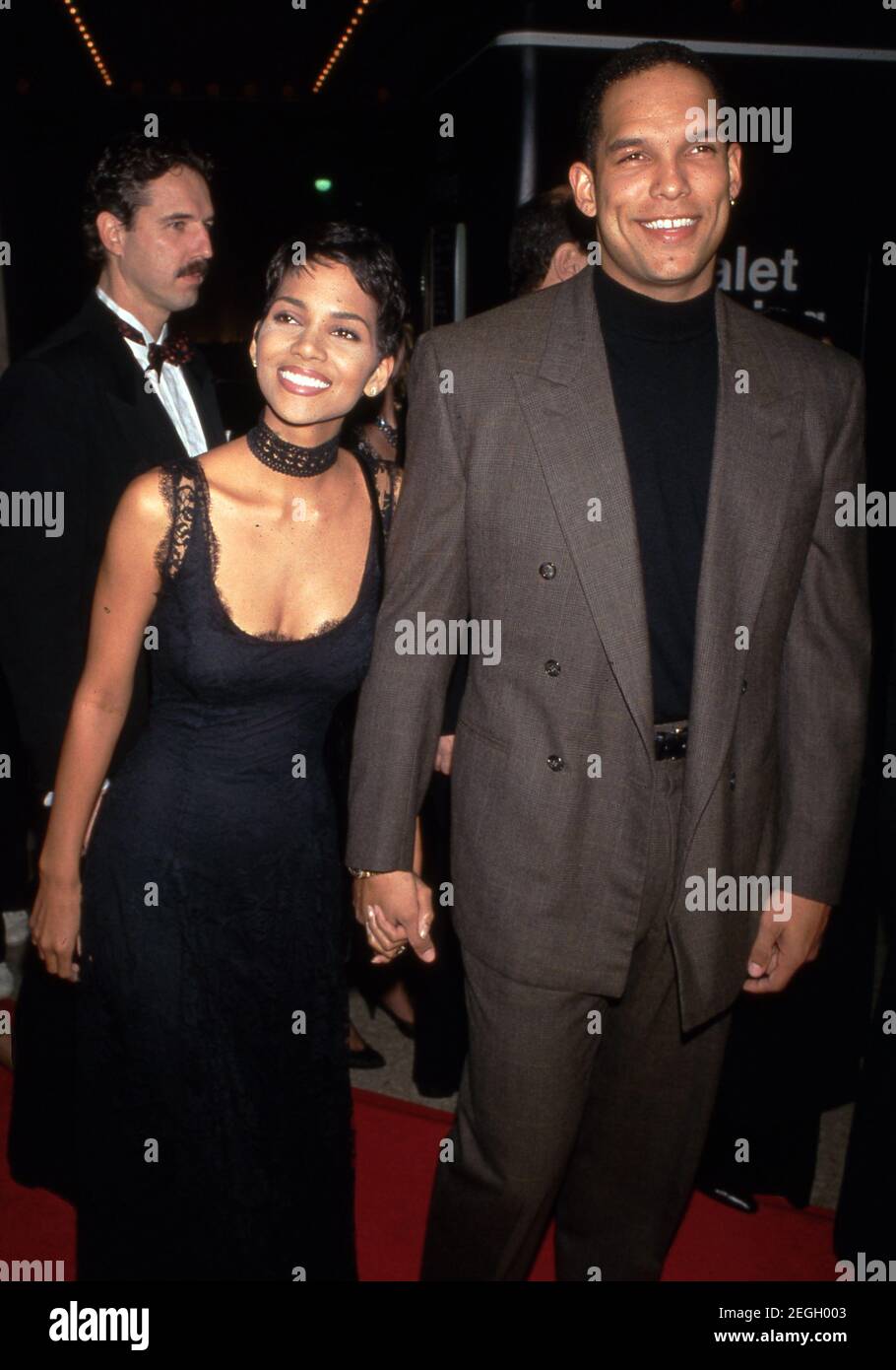Halle Berry and David Justice during "Sunset Boulevard" Los Angeles ...