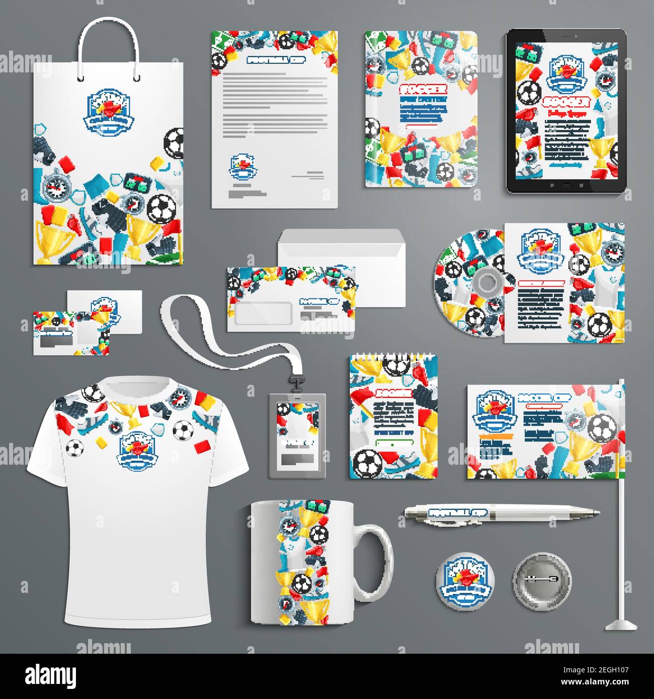 Football club office Stock Vector Images - Alamy