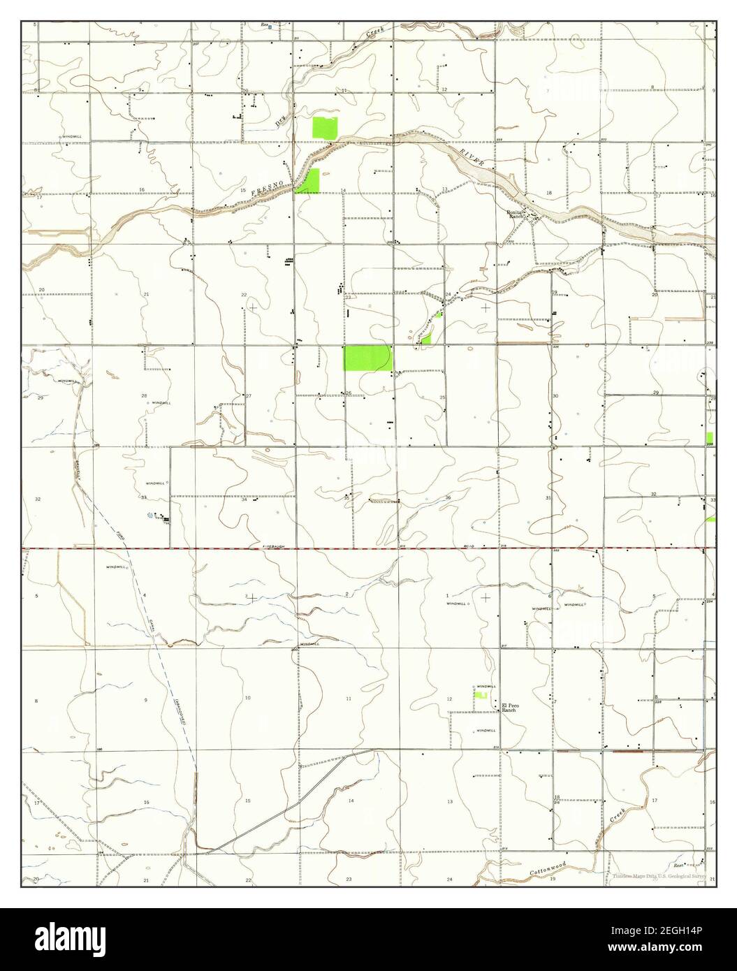Bonita Ranch, California, map 1946, 1:24000, United States of America ...