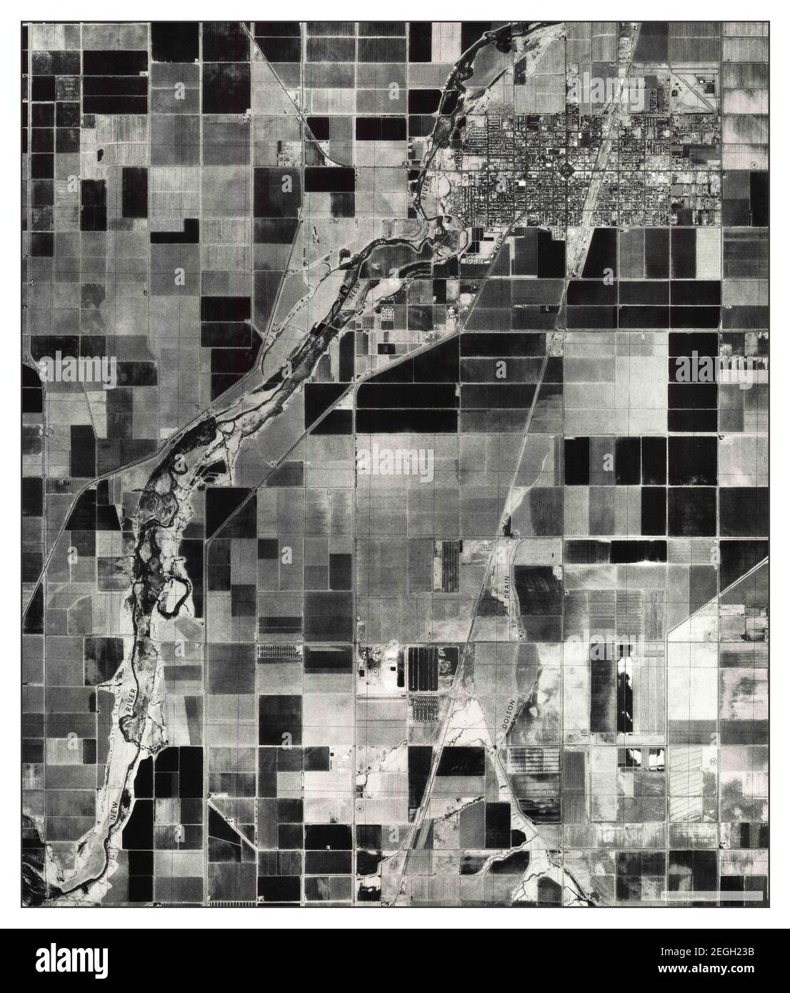 Map of brawley Cut Out Stock Images & Pictures - Alamy