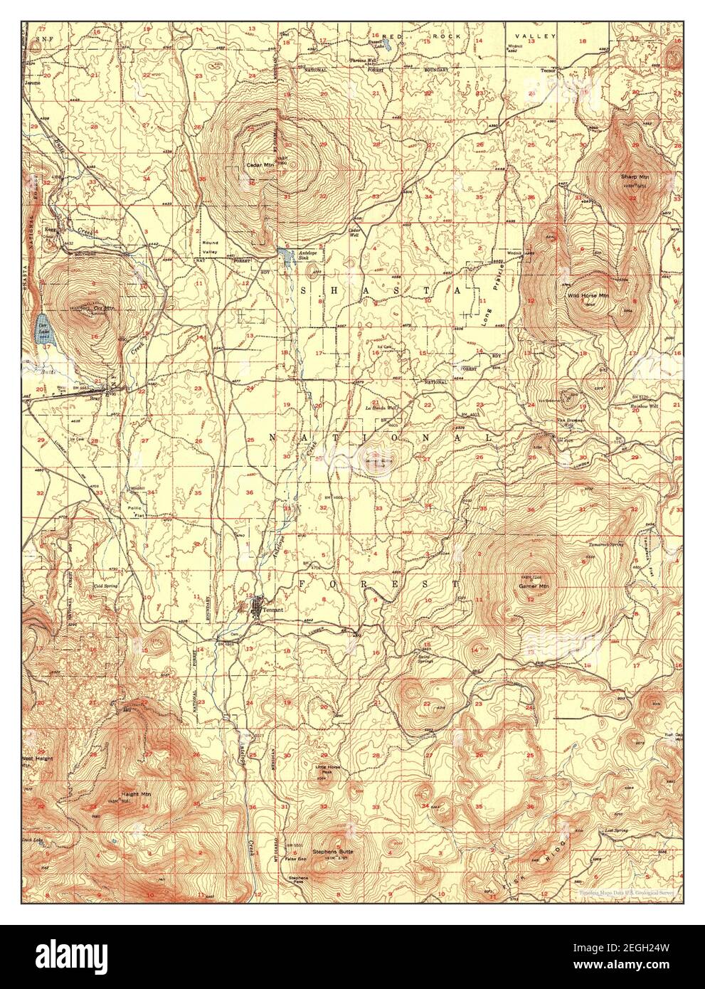 1950 road map hi-res stock photography and images - Alamy