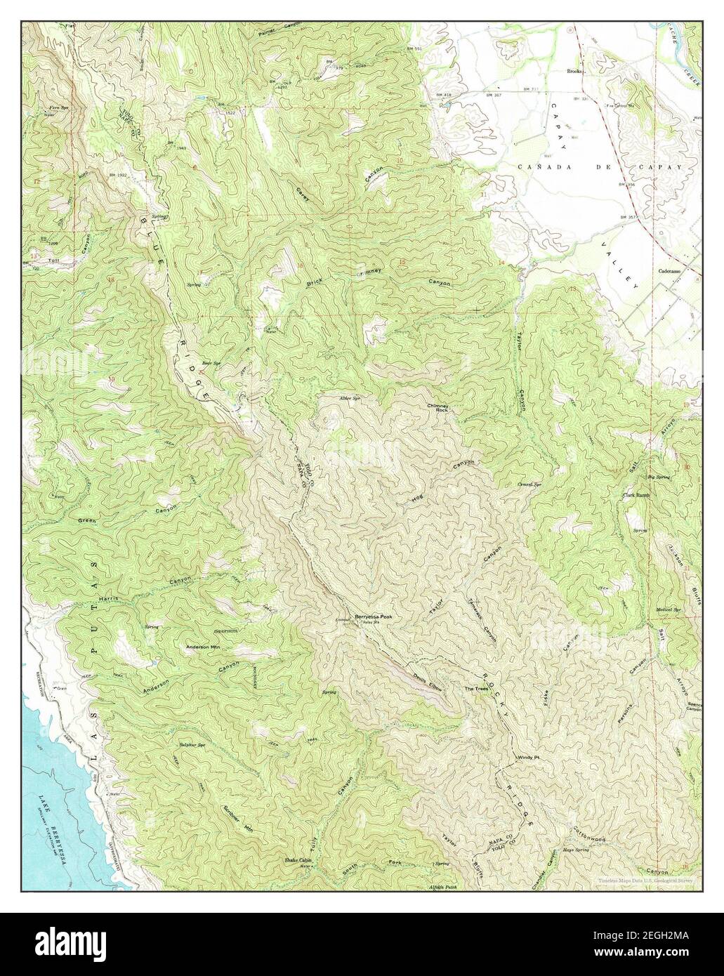 Brooks, California, map 1959, 1:24000, United States of America by ...