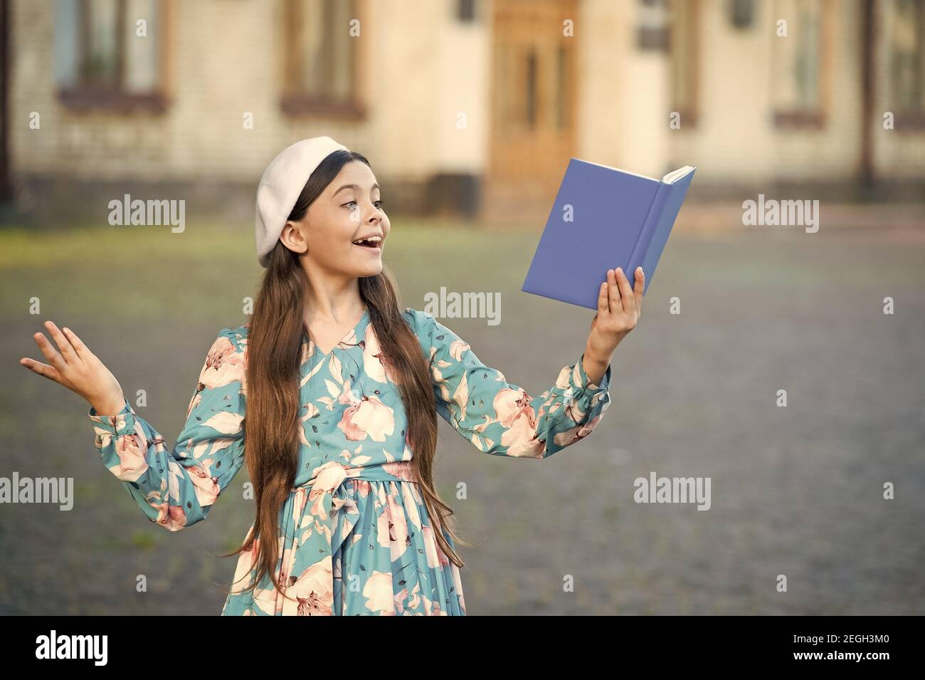 Being filled with inspiration. Inspired girl read inspirational book ...