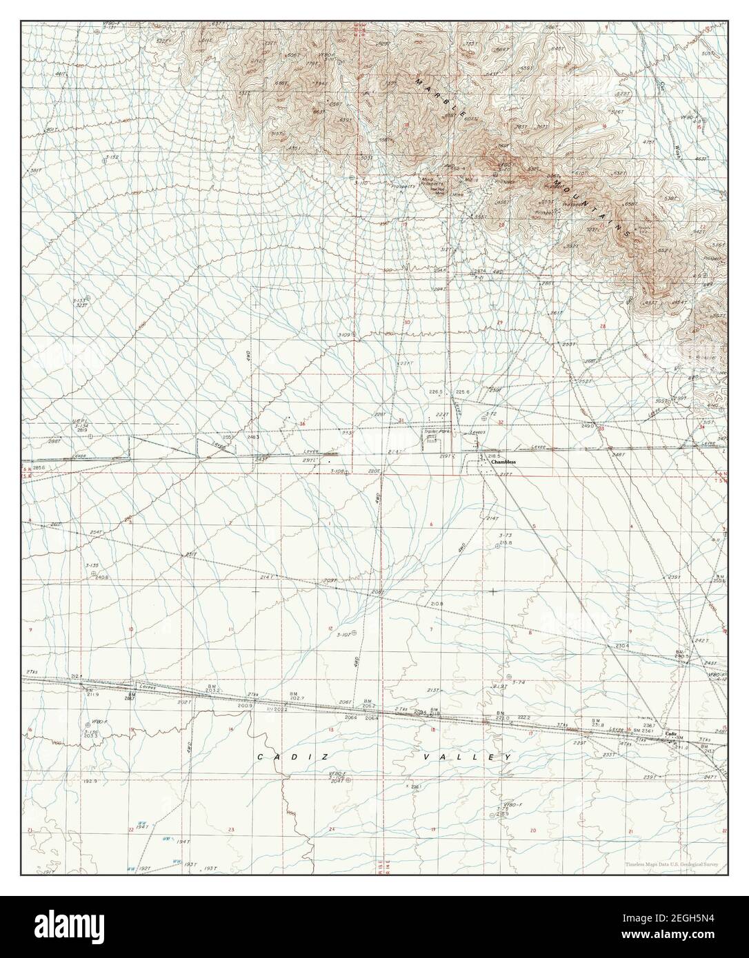 Cadiz, California, map 1985, 1:24000, United States of America by ...