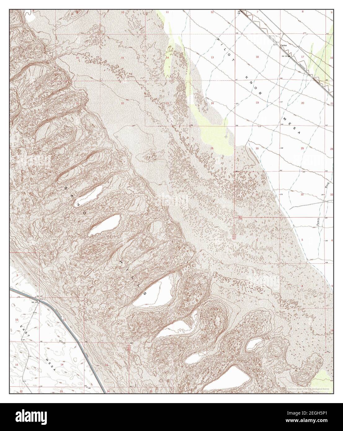 Cactus, California, map 1963, 1:24000, United States of America by ...