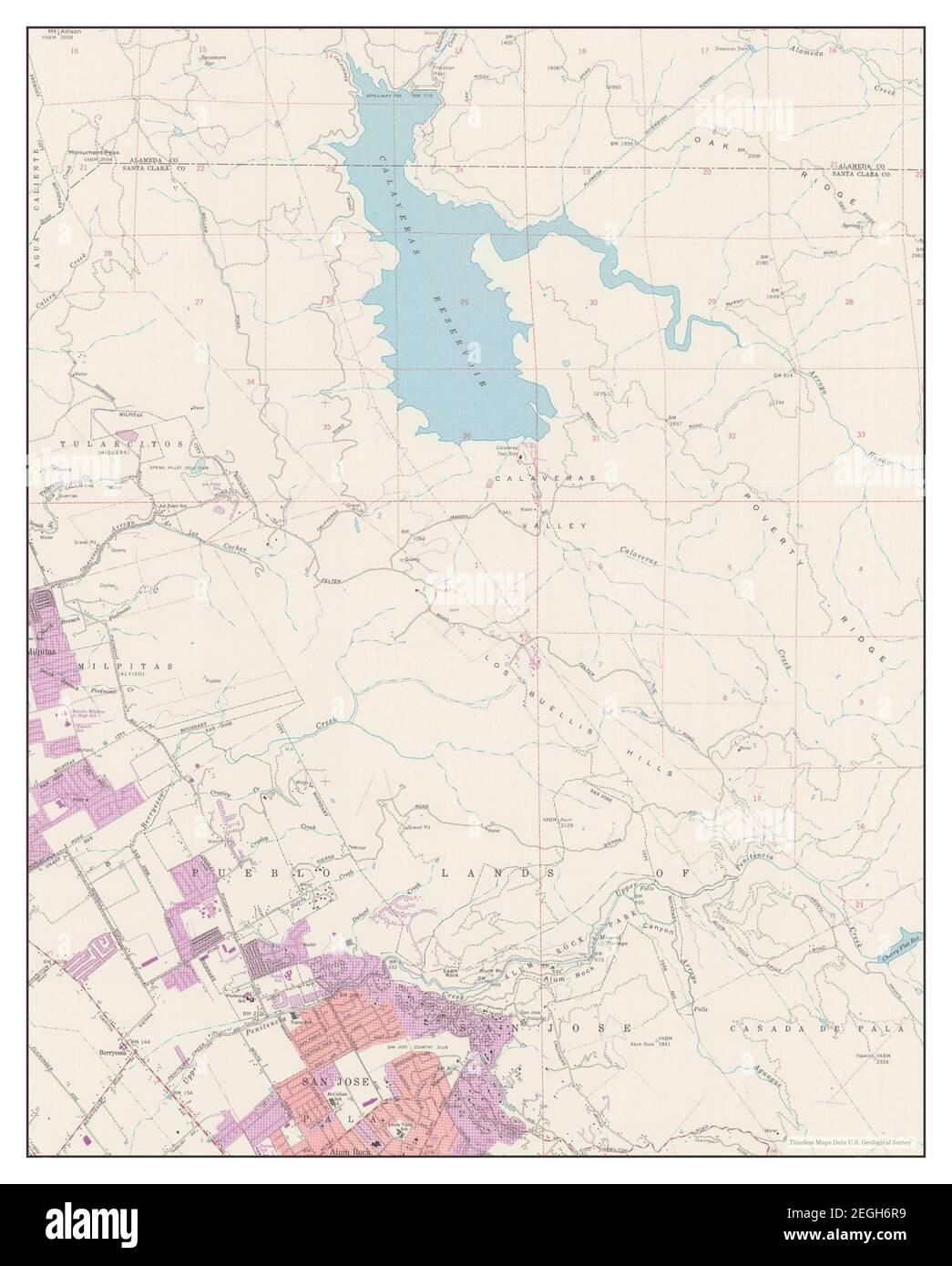 Calaveras county map hi-res stock photography and images - Alamy