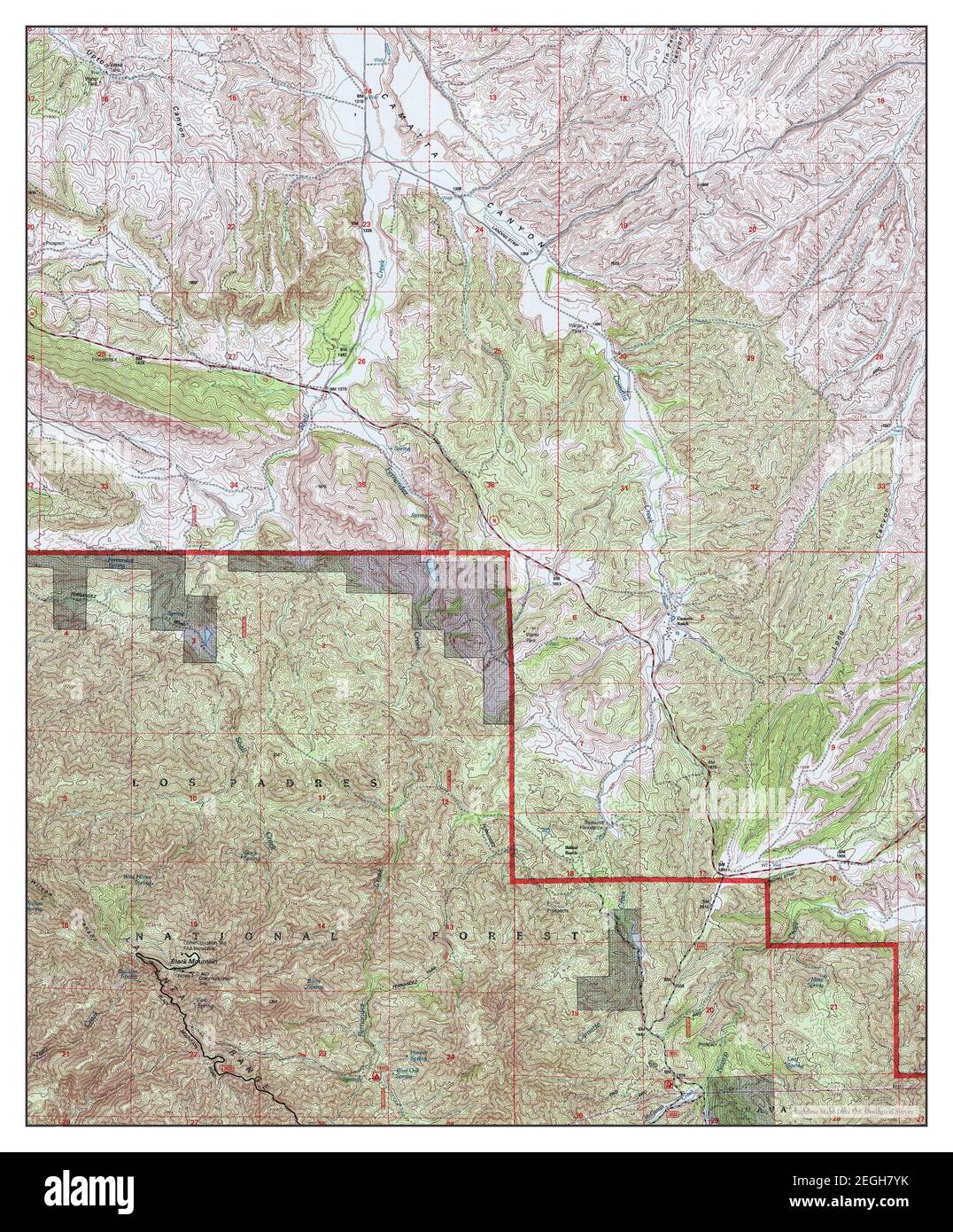 Camatta Ranch, California, map 1995, 1:24000, United States of America ...
