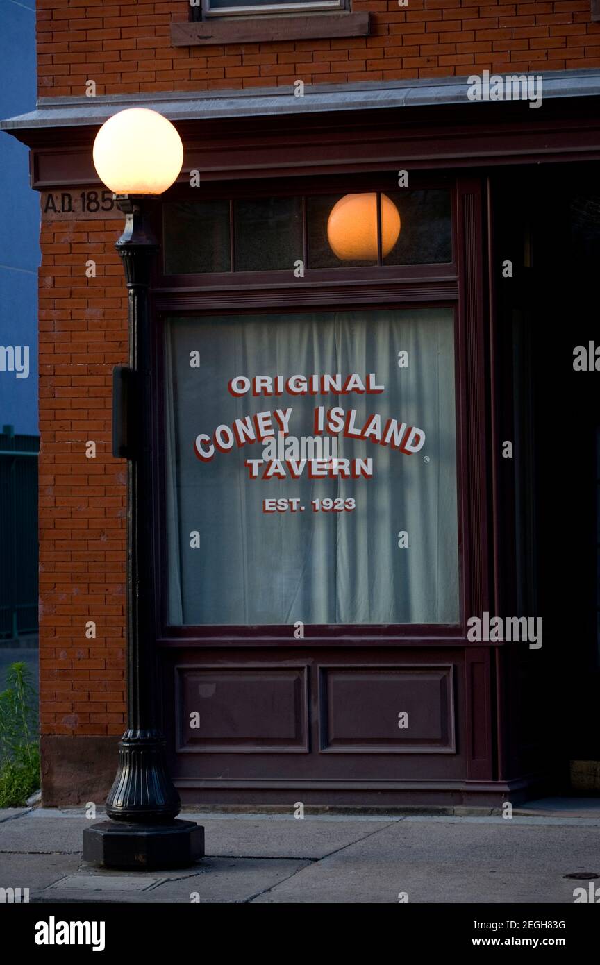 The original Coney Island Tavern, downtown St. Paul, Minnesota Stock ...