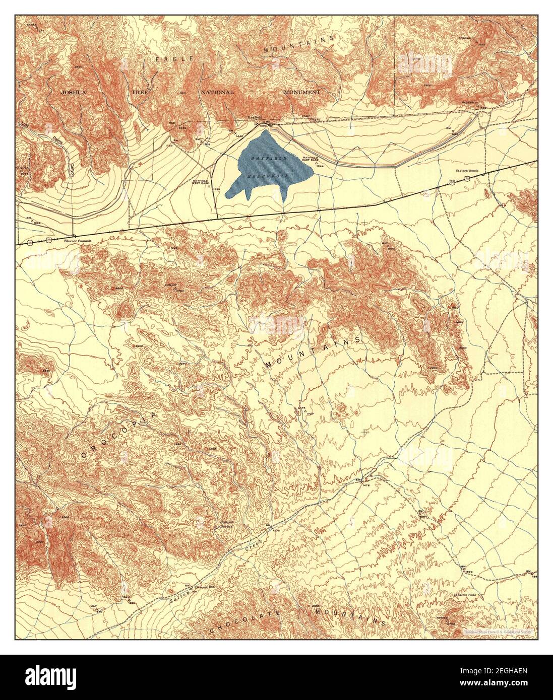 Canyon Spring, California, map 1940, 1:62500, United States of America ...