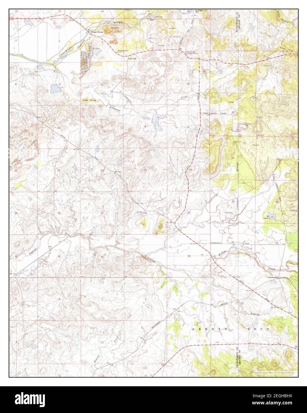 Carbondale, California, map 1968, 1:24000, United States of America by ...