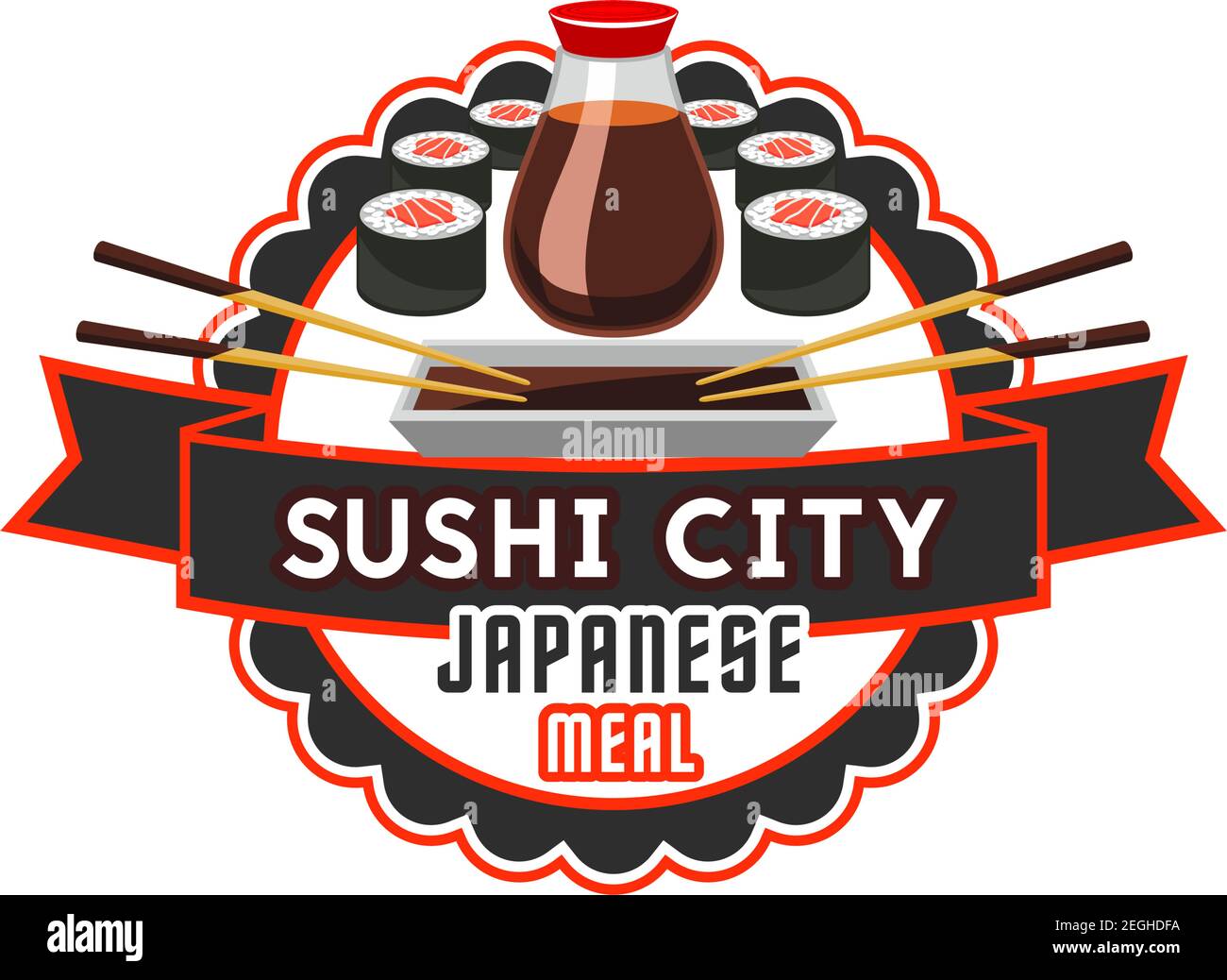 Unagi nigiri sushi isolated Stock Vector Images - Alamy