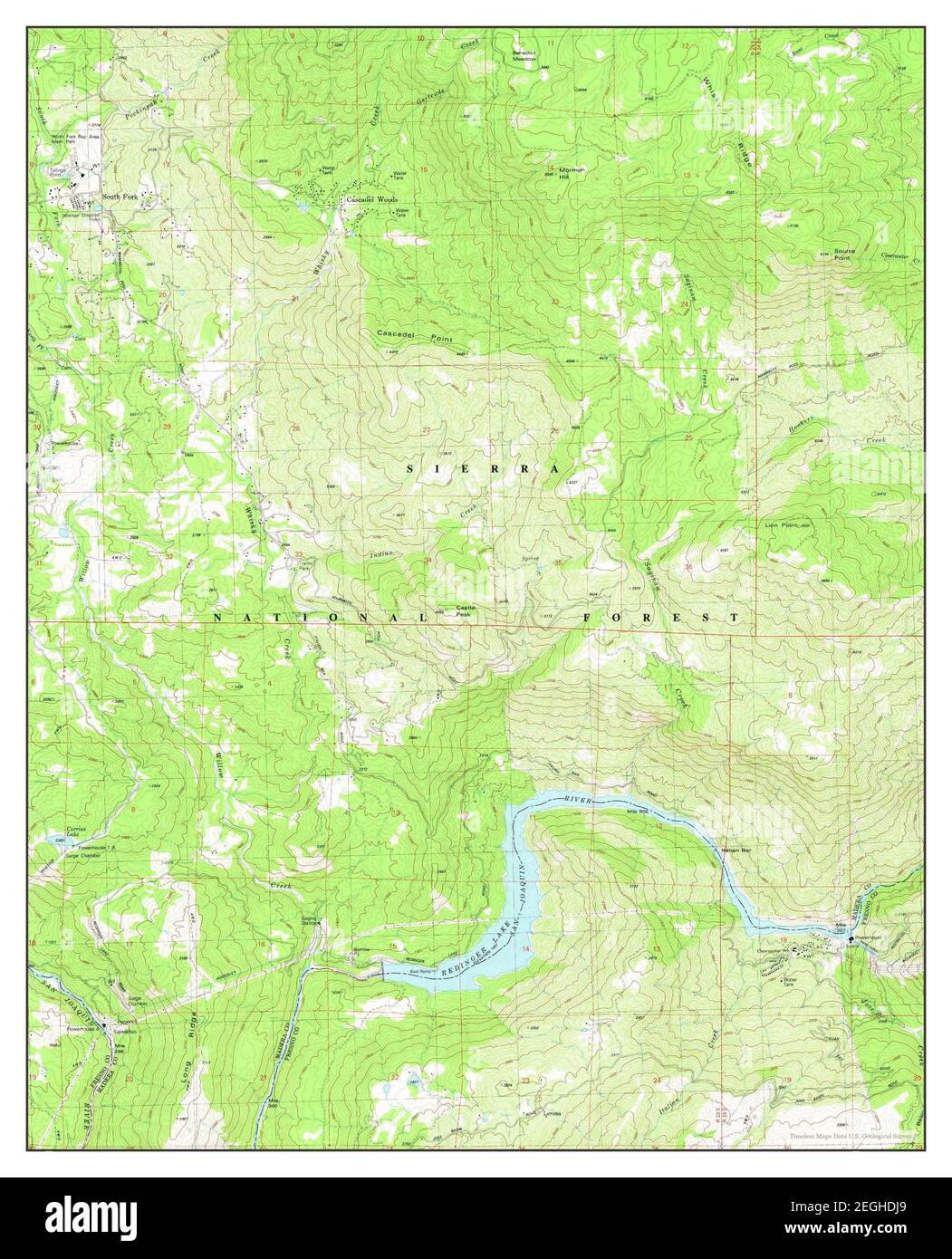 Cascadel Point, California, map 1982, 1:24000, United States of America ...