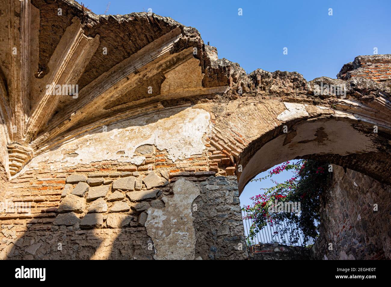 The ruins of Antigua Guatemala, a UNESCO World Heritage site Stock ...