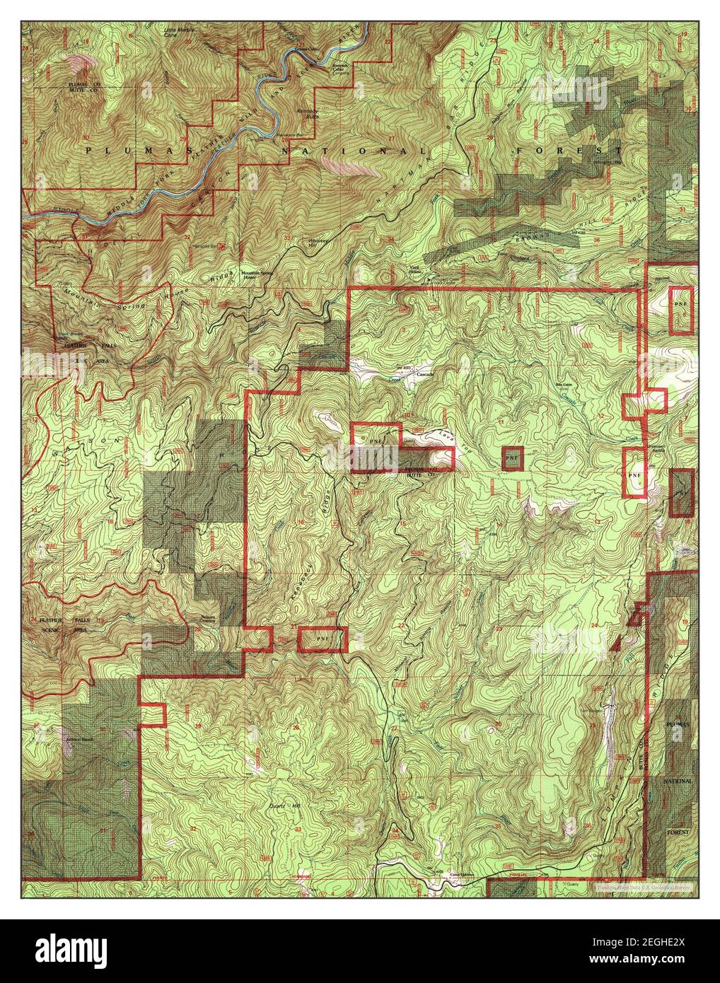 Cascade, California, map 1994, 1:24000, United States of America by ...