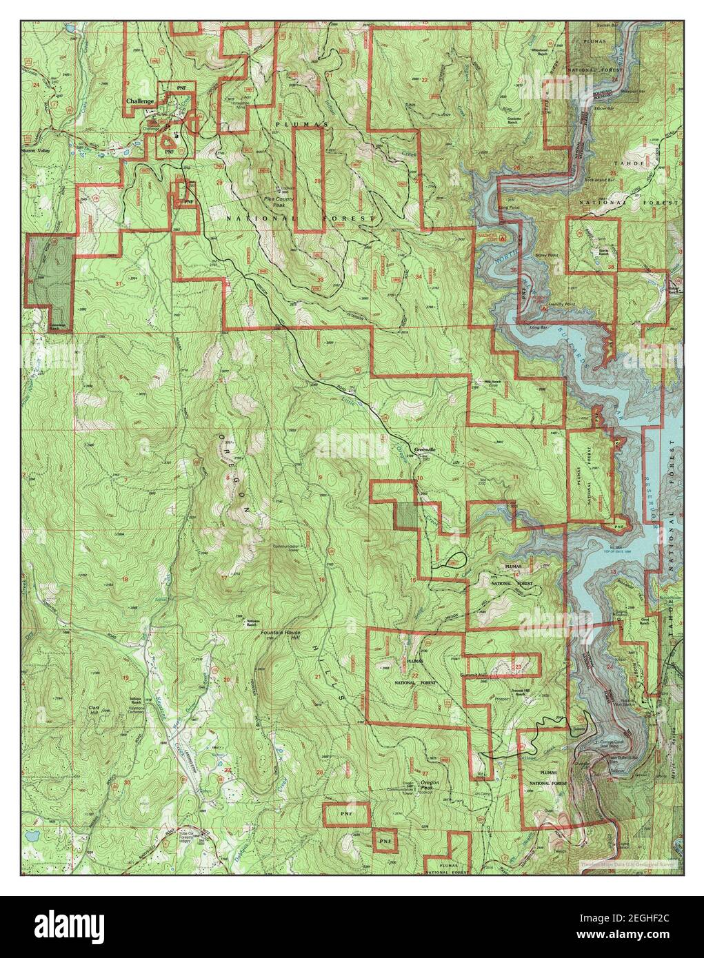 Challenge, California, map 2000, 1:24000, United States of America by ...