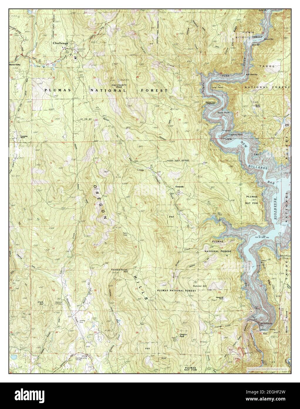 Challenge, California, map 1995, 1:24000, United States of America by ...