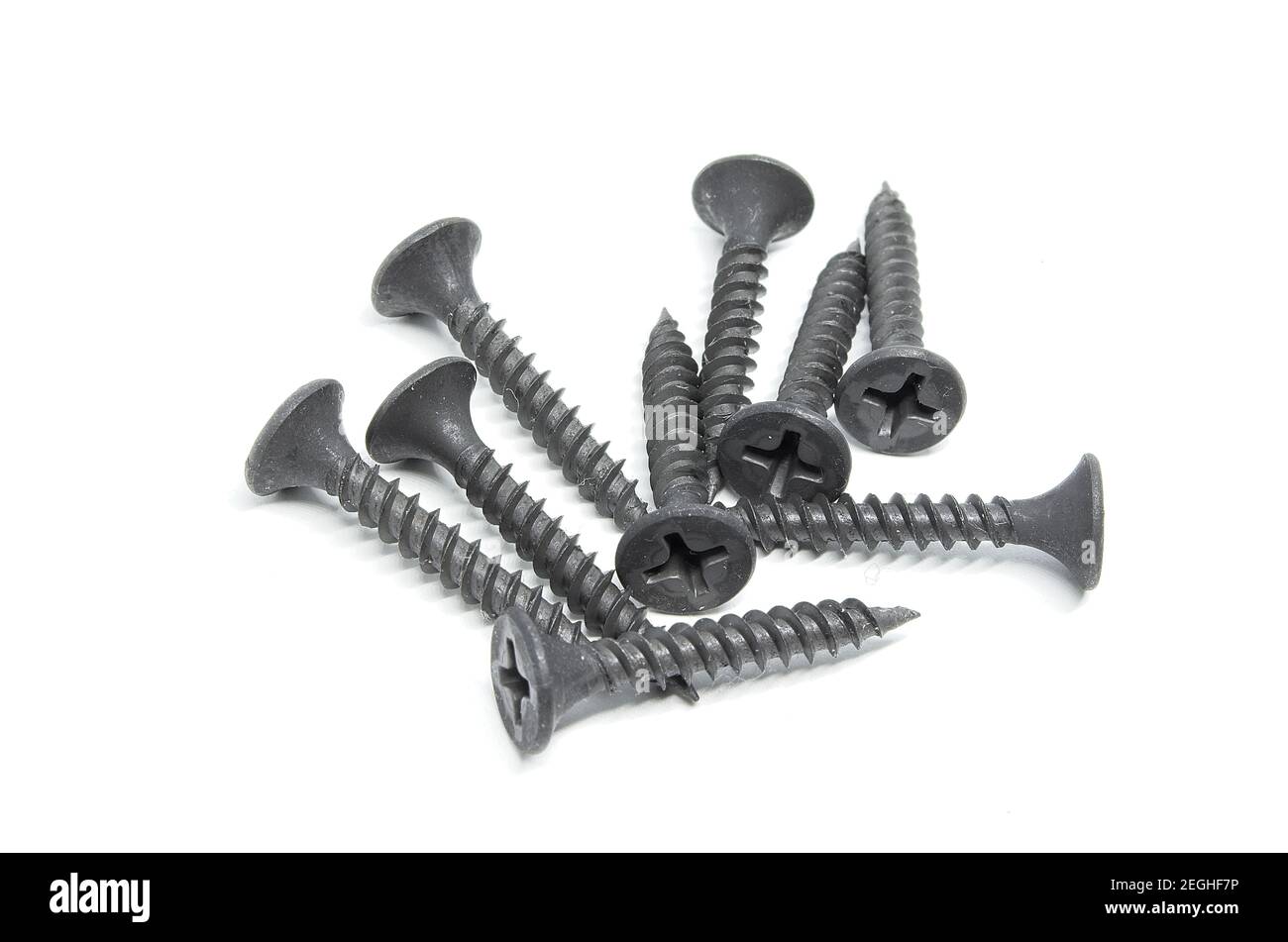 Heap several steel screws hi-res stock photography and images - Alamy
