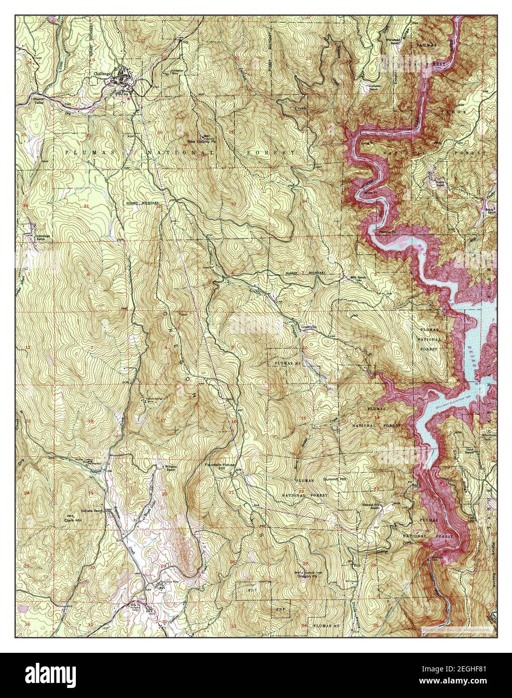 Challenge, California, map 1948, 1:24000, United States of America by ...