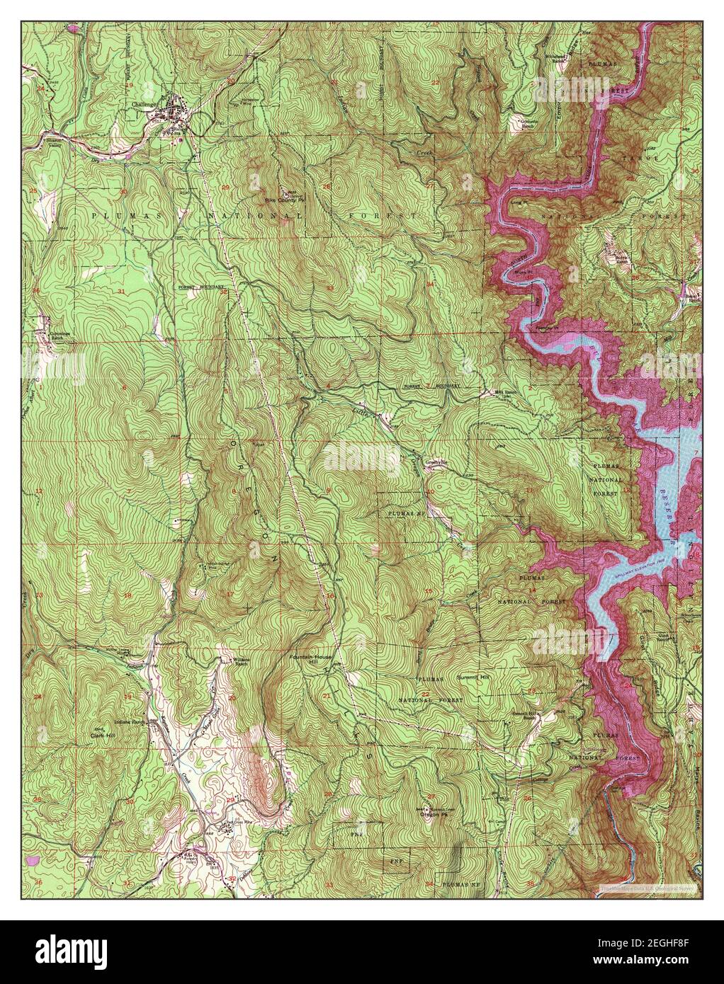 Challenge, California, map 1948, 1:24000, United States of America by ...