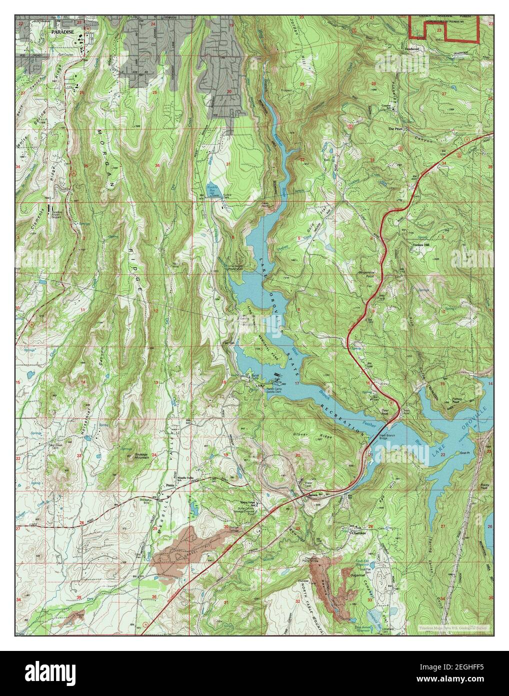 Cherokee, California, map 1994, 1:24000, United States of America by ...