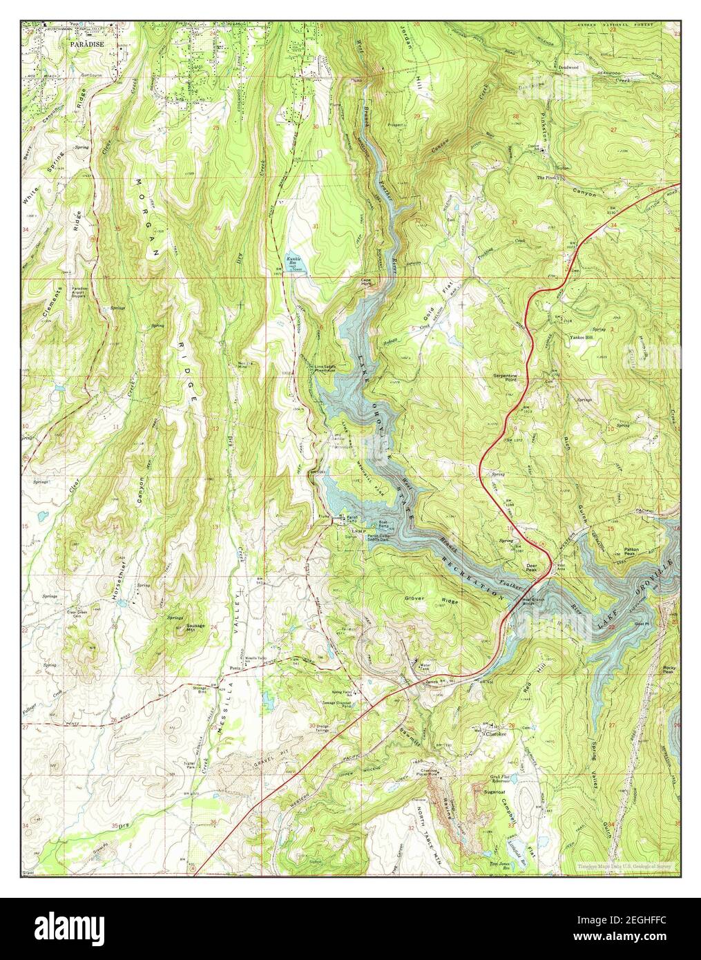 Cherokee, California, map 1970, 1:24000, United States of America by ...