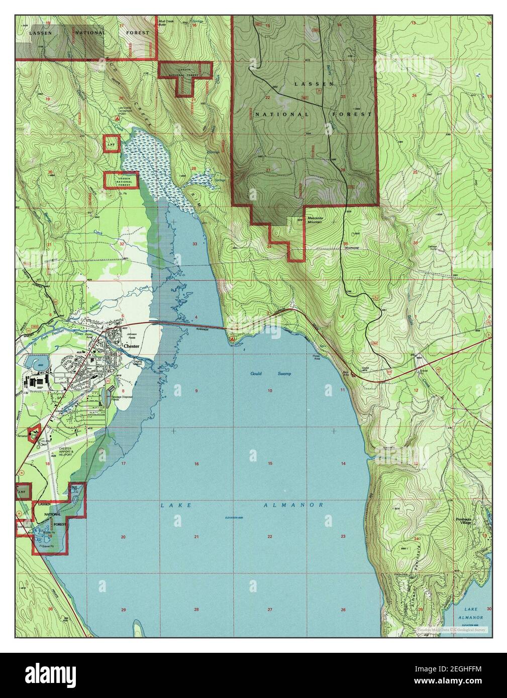 Chester, California, map 1995, 1:24000, United States of America by ...