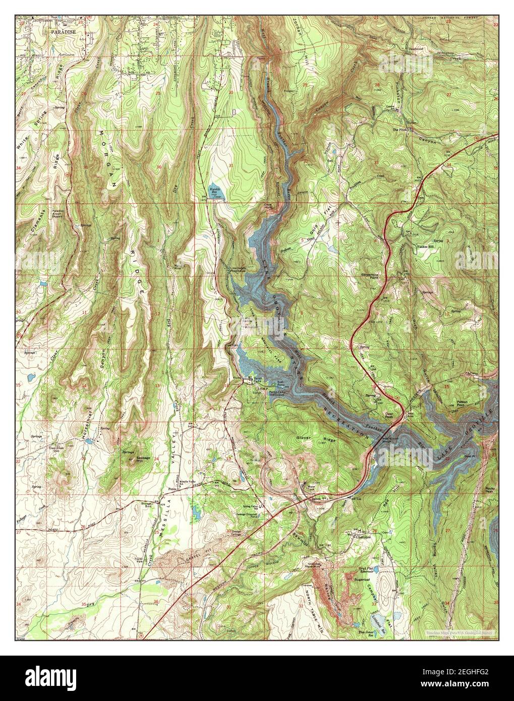 Cherokee, California, map 1970, 1:24000, United States of America by ...