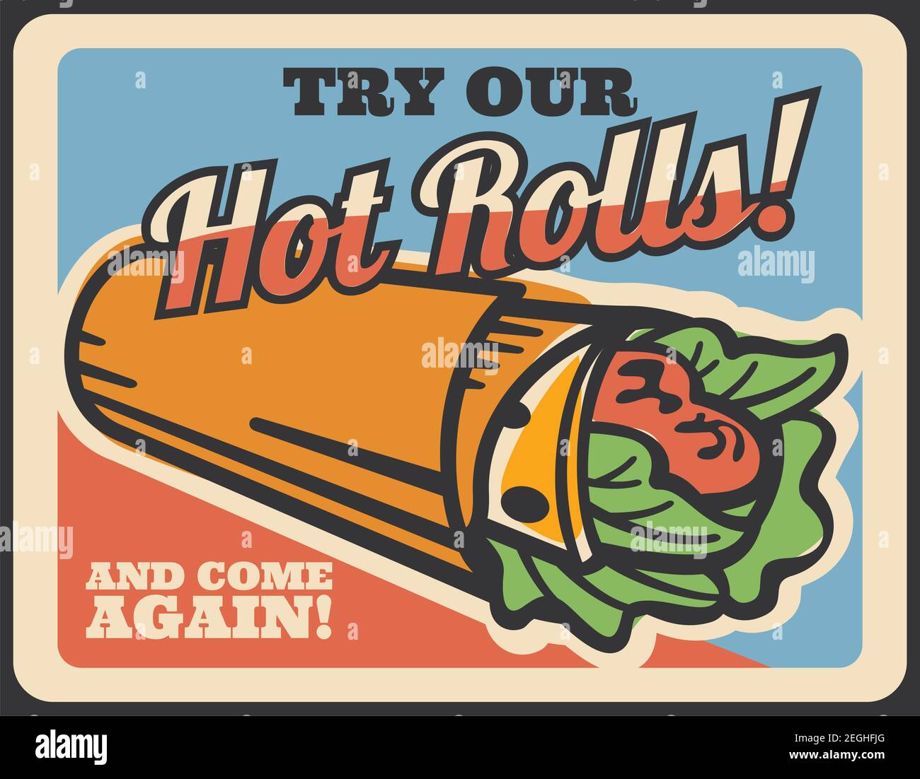 Kebab shop cafe takeaway Stock Vector Images - Alamy