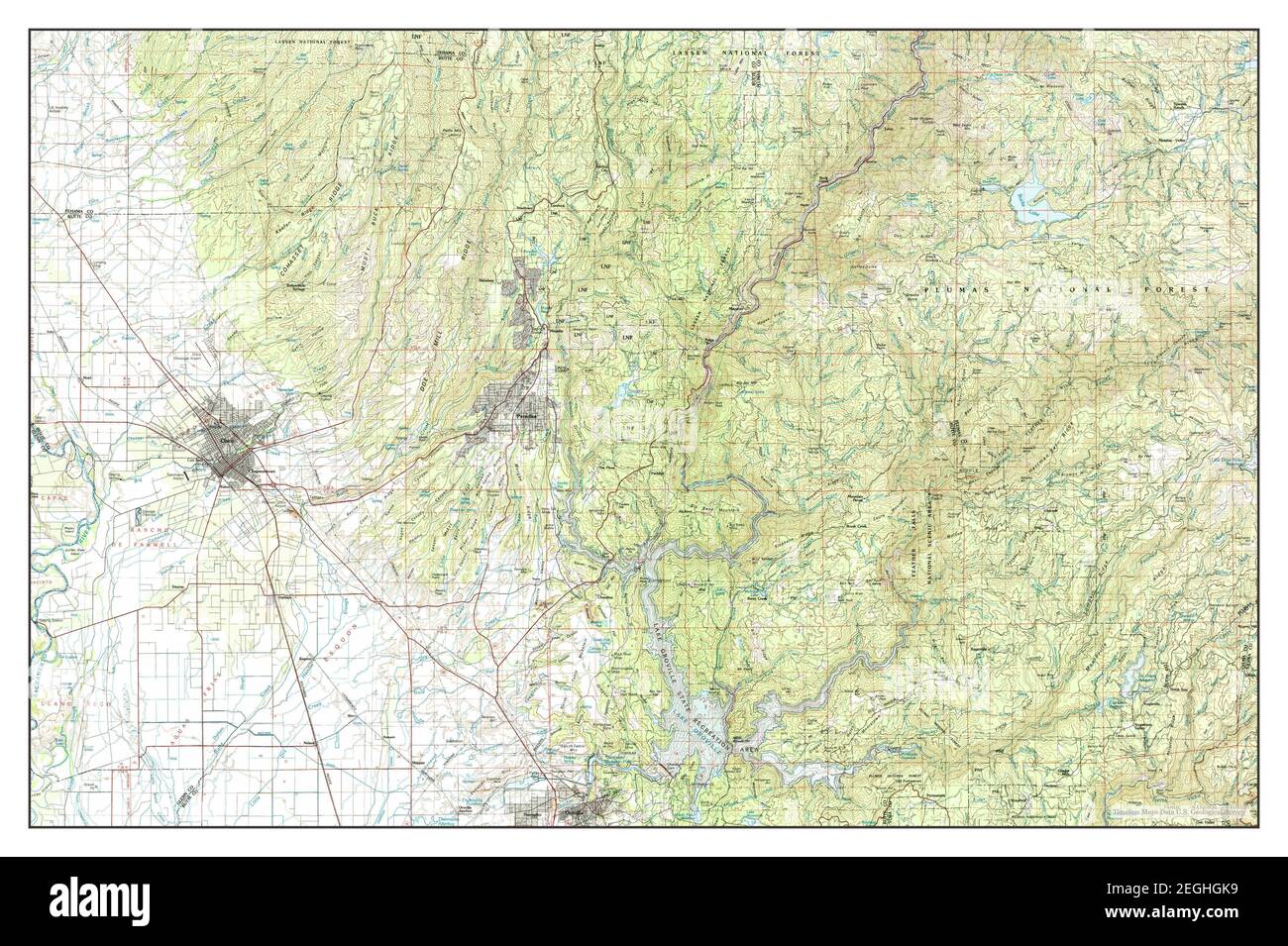 Chico, California, map 1980, 1:100000, United States of America by ...