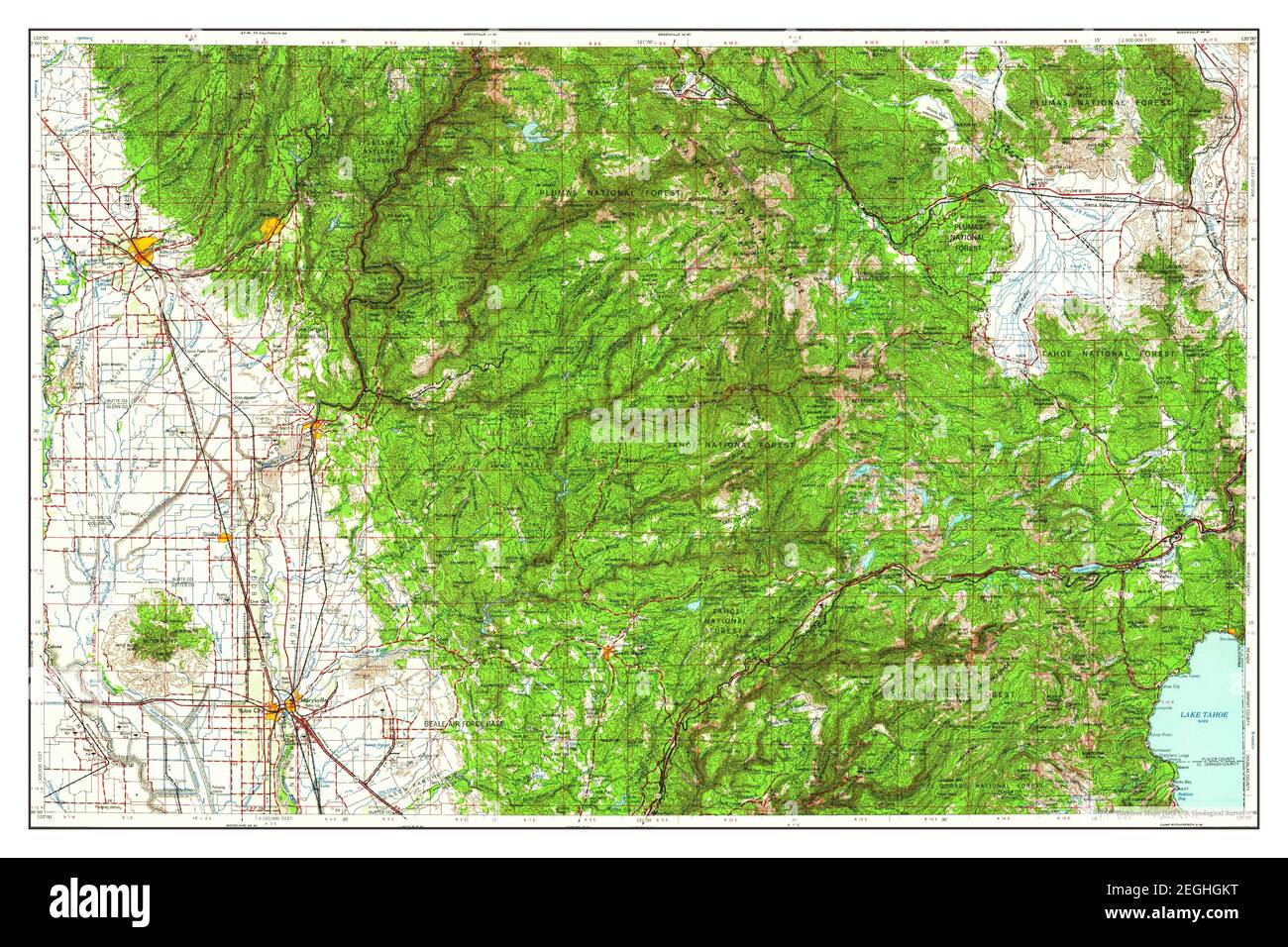 Map of chico hi-res stock photography and images - Alamy