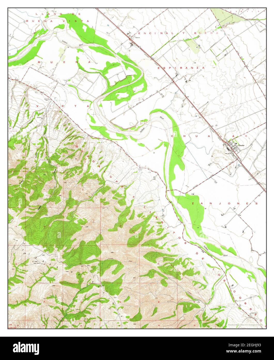 Chualar, California, map 1947, 1:24000, United States of America by ...