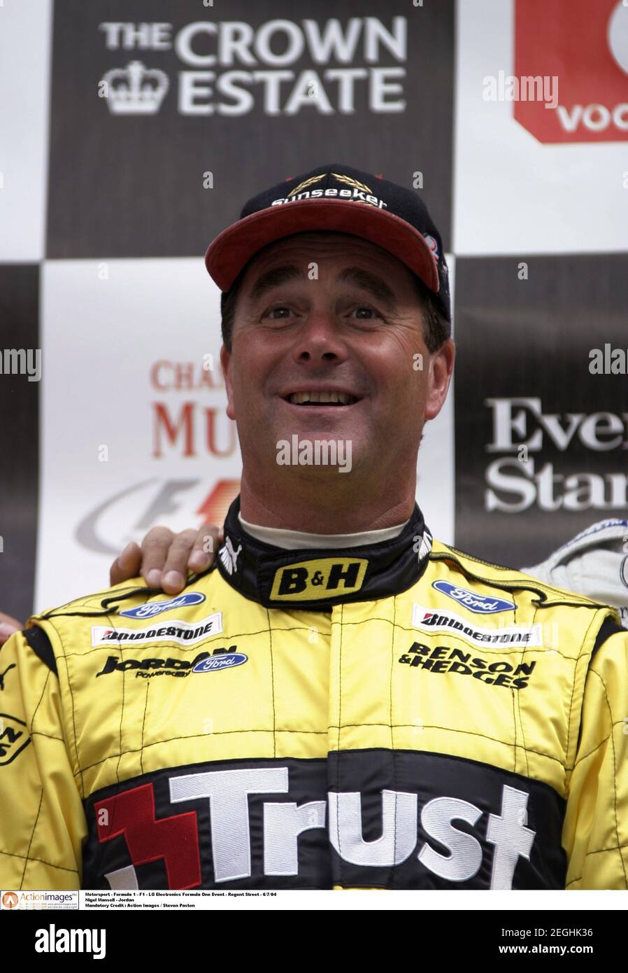 Jordan nigel mansell hi-res stock photography and images - Alamy