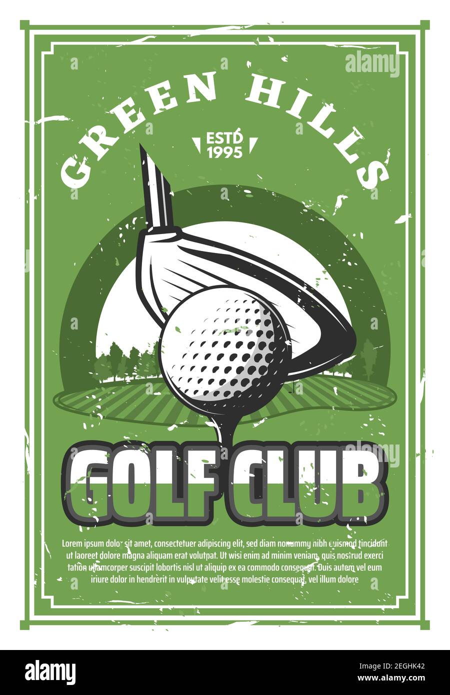 Vintage Golf Background