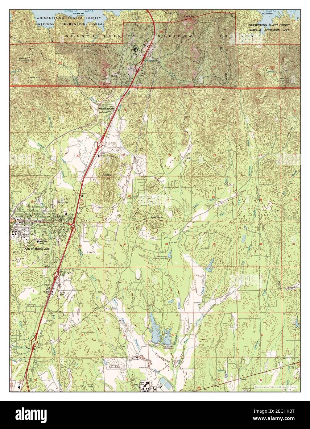 Shasta County Map High Resolution Stock Photography and Images - Alamy