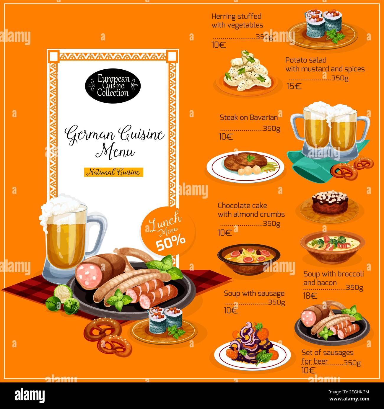 Frankfurter soup Stock Vector Images - Alamy